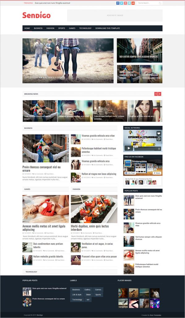 Trendy Blog Templates & Themes | Free & Premium