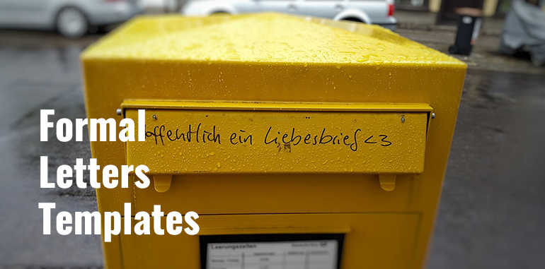 40+ Formal Letter Templates Free Word, PDF Formats