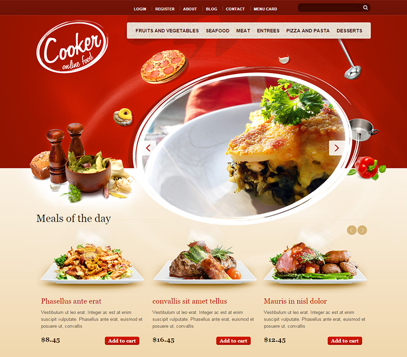 12+ Restaurant Drupal Themes Free Website Templates