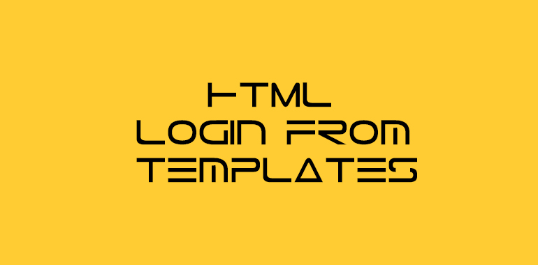 HTML5 Login Page Template & Form | Free & Premium Templates