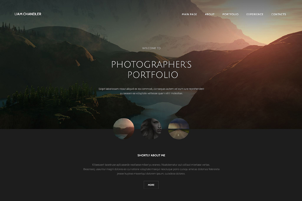 26+ Photography HTML5 Website Templates Free Themes