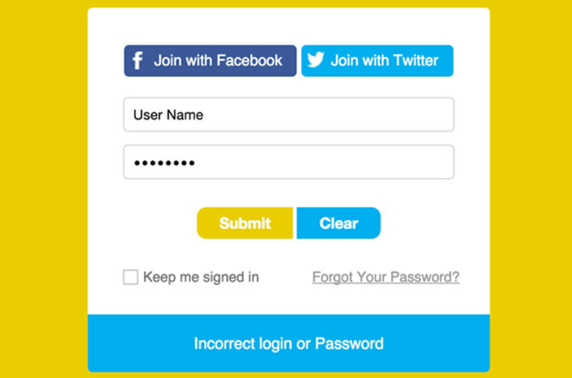 HTML5 Login Page Template & Form | Free & Premium Templates