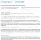 46+ Sample Biography Templates Free Word, Doc Examples