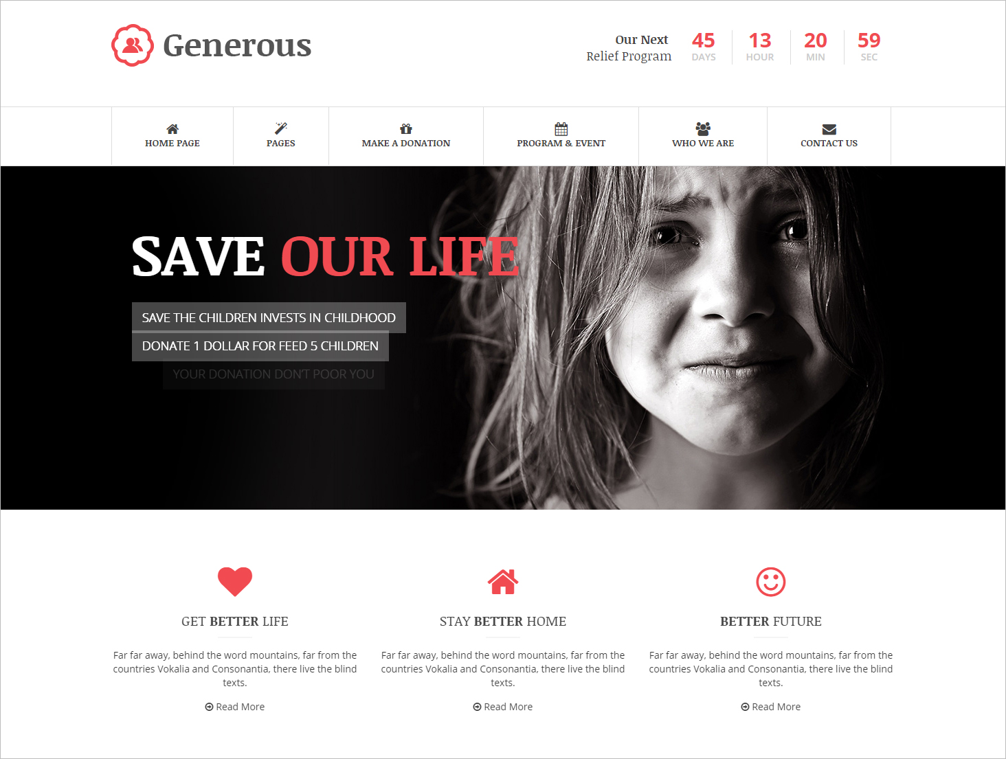 16+ Charity Html5/Css3 Website Templates - Creative template