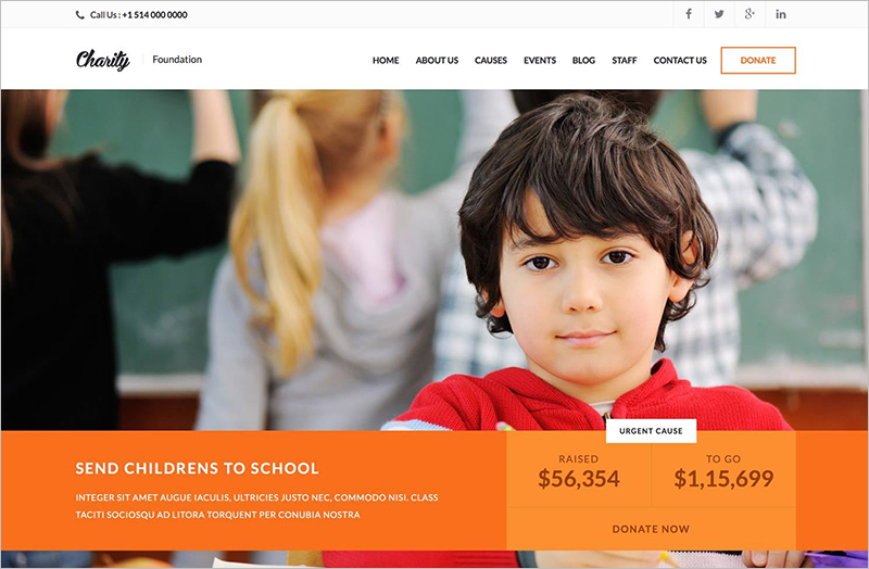 16+ Charity Html5/Css3 Website Templates - Creative template