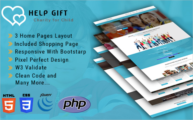 16+ Charity Html5/Css3 Website Templates - Creative template