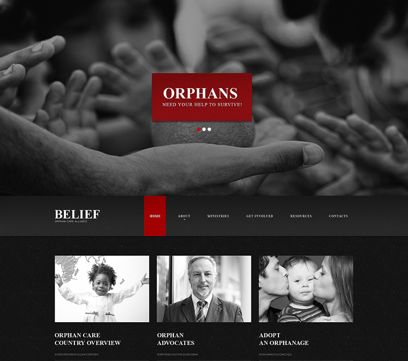 16+ Charity Html5/Css3 Website Templates - Creative template