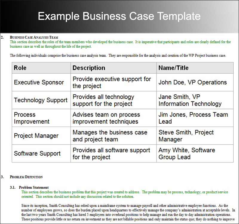 8+ Business Case Templates Free Word, PDF, Excel, Doc Formats