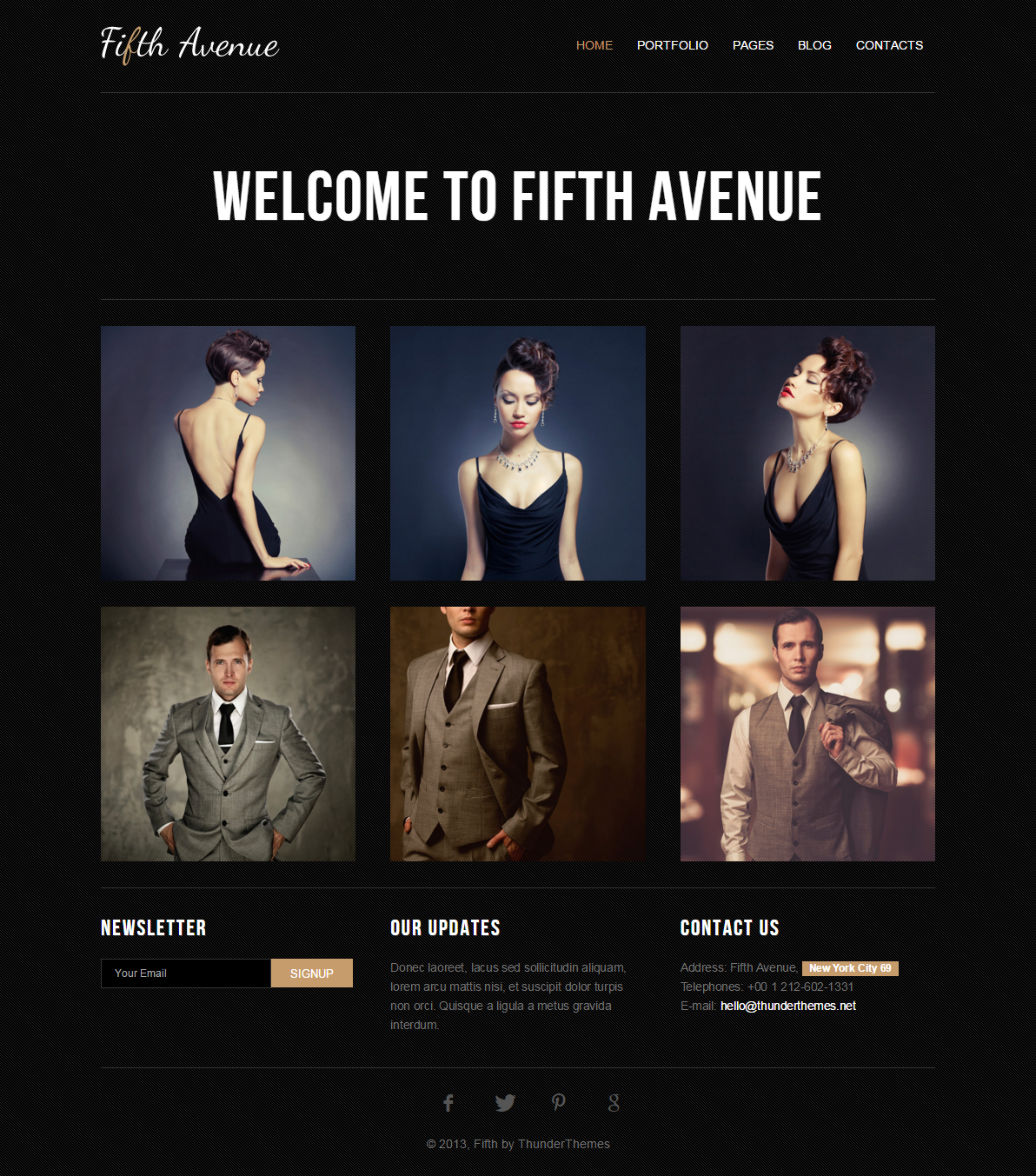 12+ Fashion Designer Website Template Free Download