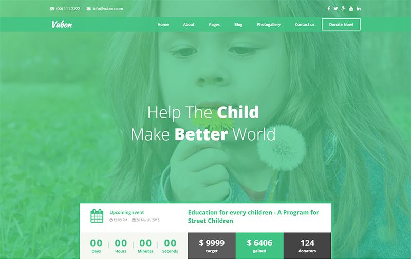 16+ Charity Html5/Css3 Website Templates - Creative template
