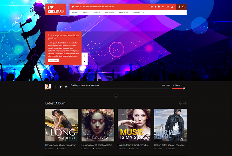 19+ Music HTML5 Website Templates Free & Premium Themes