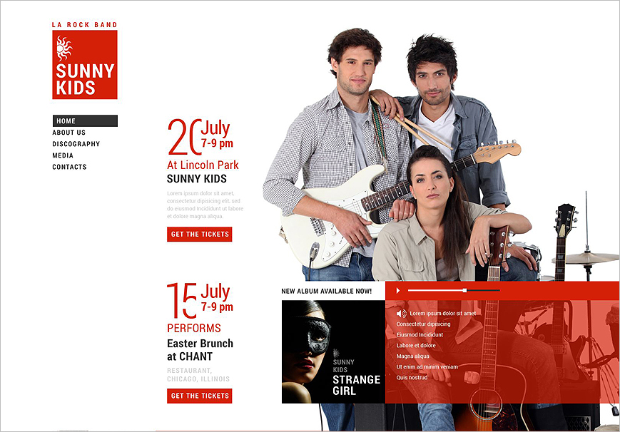 19+ Music HTML5 Website Templates Free & Premium Themes