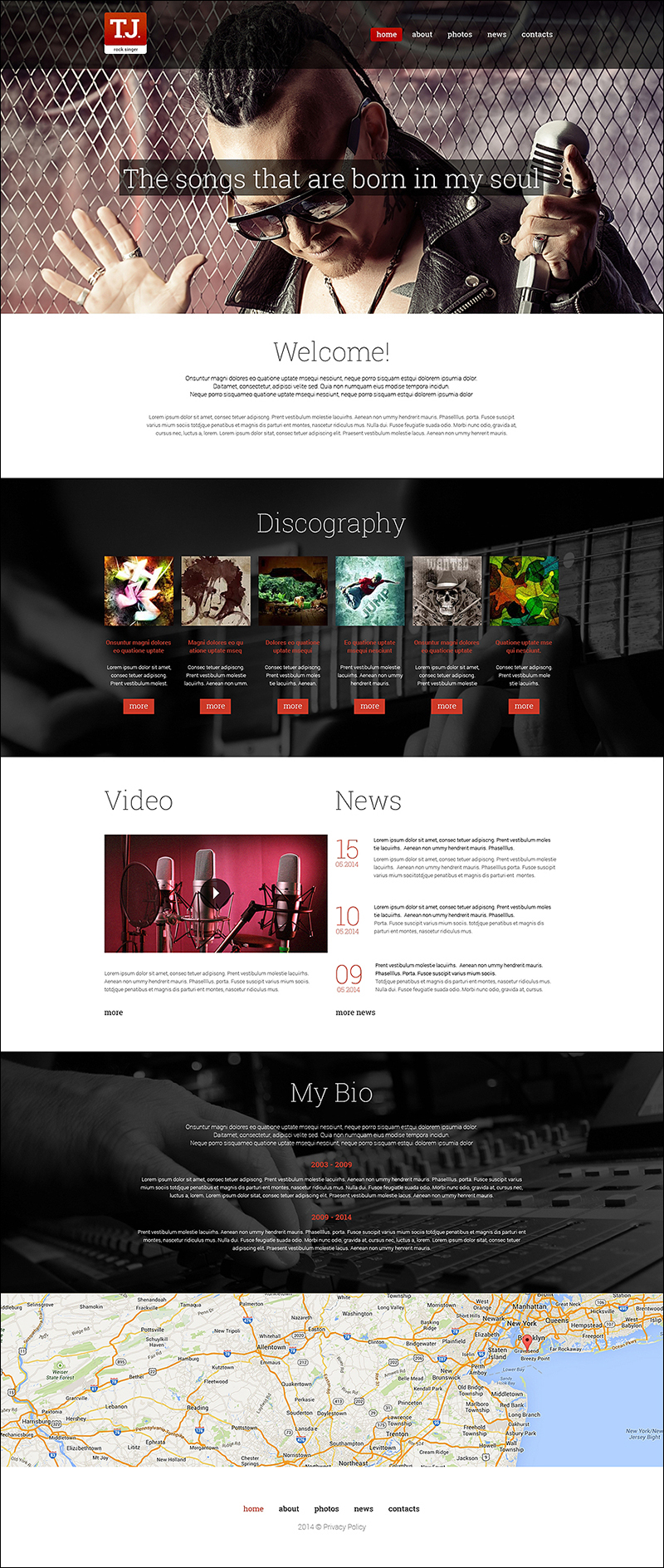 6 Music Drupal Themes & Templates Free Download | Creative Template