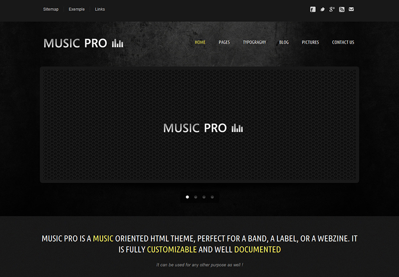 19+ Music HTML5 Website Templates Free & Premium Themes