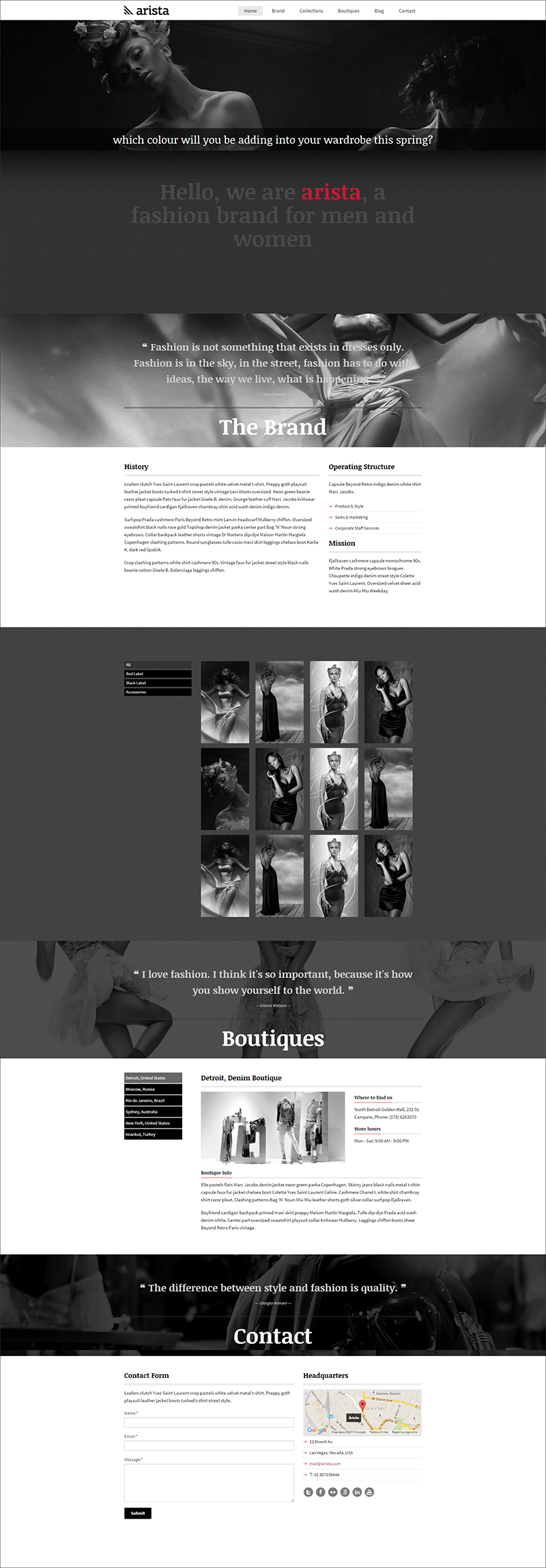 12+ Fashion Designer Website Template Free Download