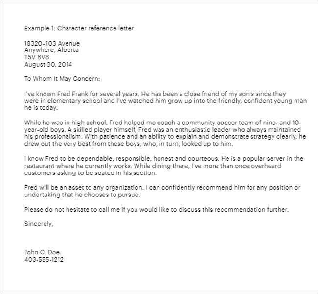 50+ Sample Reference Letter Templates Free Word, PDF, Doc Formats