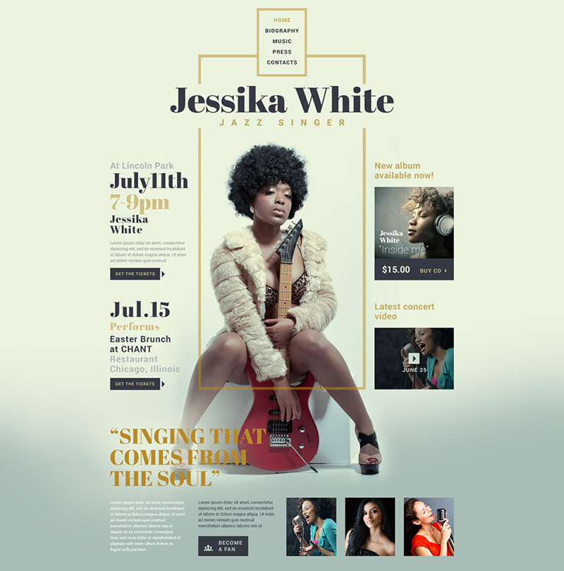 19+ Music HTML5 Website Templates Free & Premium Themes