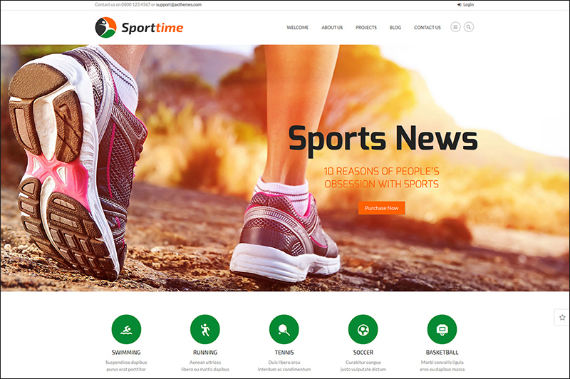 20+ Sports WordPress Themes Free & Premium Templates