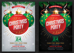 Christmas Party Flyer Templates & PSD Designs | Free & Premium