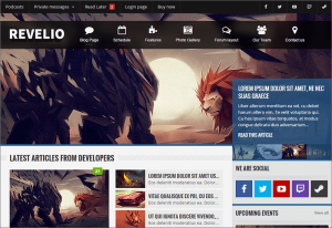 16+ Best Gaming HTML5 Templates Free Website Themes