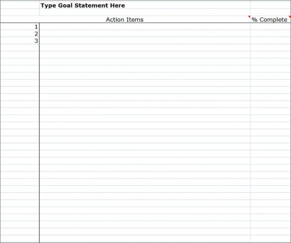 7+ Goal Setting Worksheets Free PDF, Excel Templates