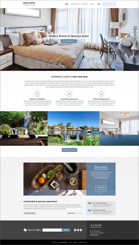 10+ Hotel PHP Themes & Templates Free & Premium Templates