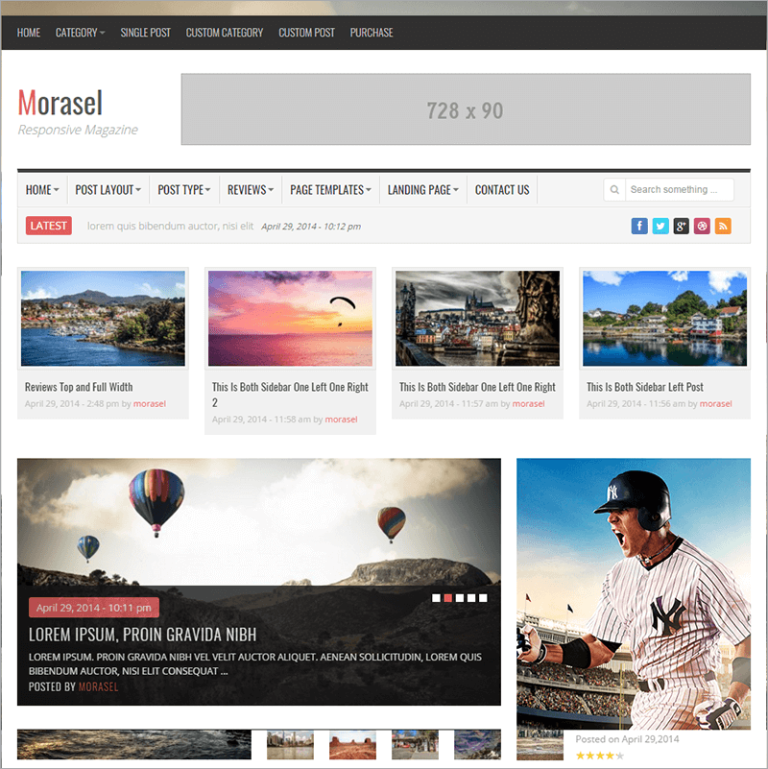 20+ News Website Html5 Templates Free & Premium Themes