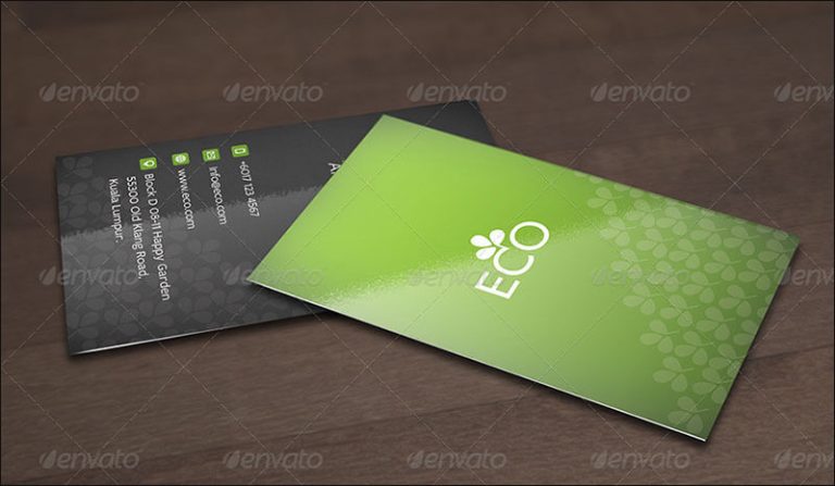 11+ Environment Business Card Templates Free Designs