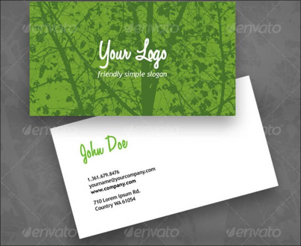 11+ Environment Business Card Templates Free Designs