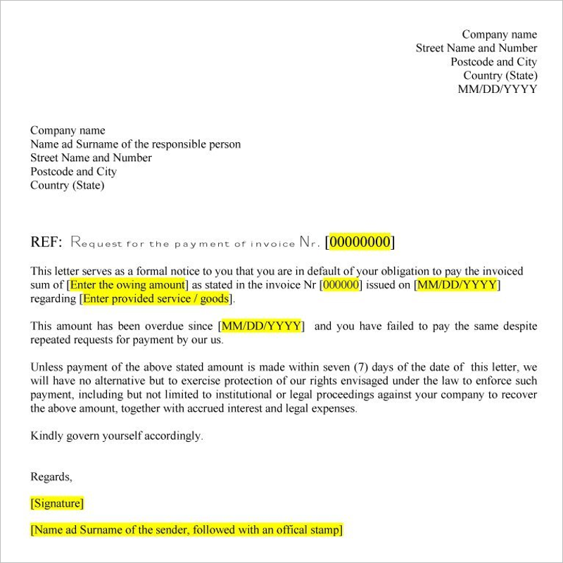 40+ Formal Letter Templates Free Word, PDF Formats