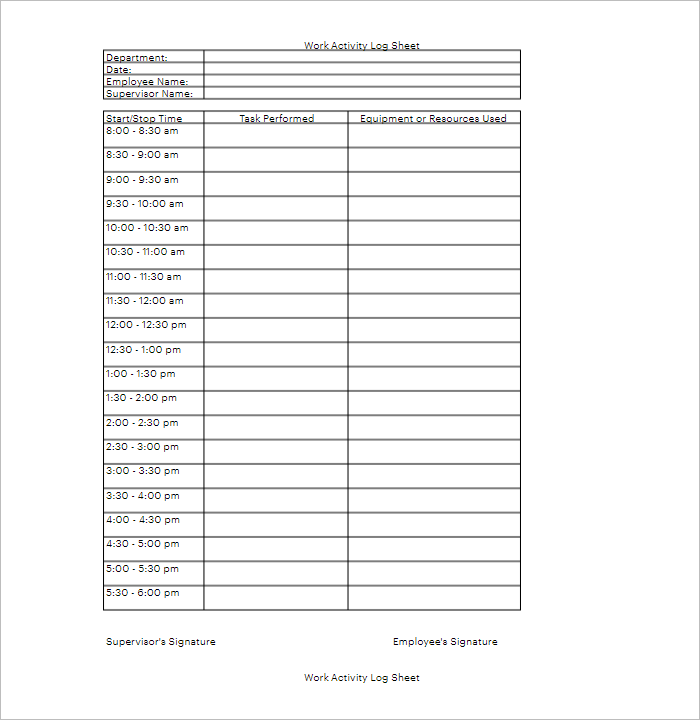 31+ Daily Work Schedule Templates Free PDF, Excel, Word Download