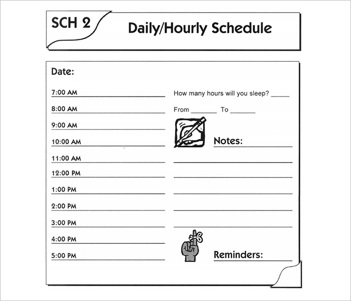 31+ Daily Work Schedule Templates Free PDF, Excel, Word Download