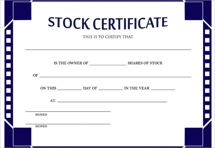 42+ Stock Certificate Templates Free Word, PDF, Excel Formats