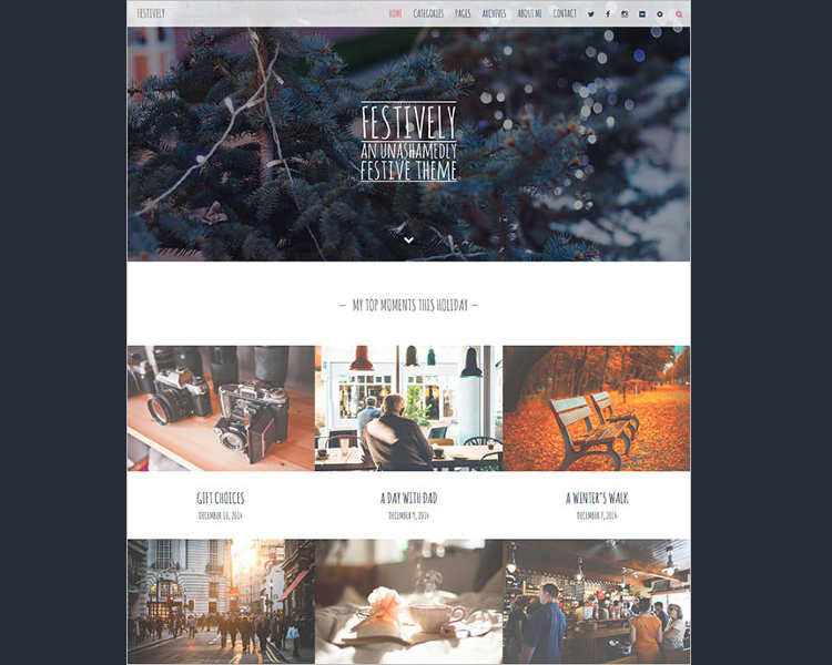 18+ Christmas Website Templates Free & Premium Themes