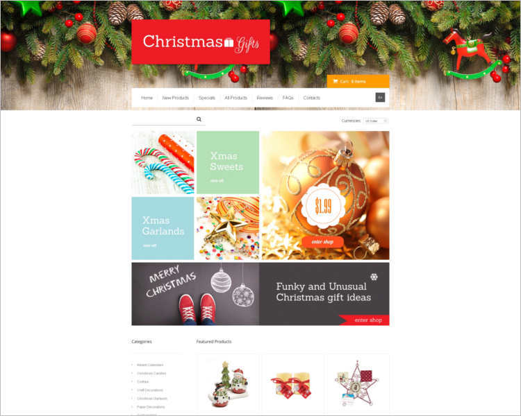 18+ Christmas Website Templates Free & Premium Themes