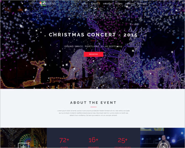 18+ Christmas Website Templates Free & Premium Themes