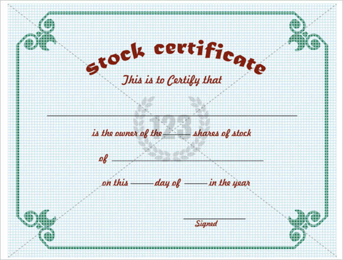 42+ Stock Certificate Templates Free Word, PDF, Excel Formats