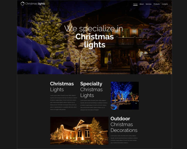18+ Christmas Website Templates Free & Premium Themes