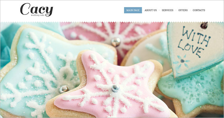 5+ Best Cake Website Templates Free Download | Creative Template