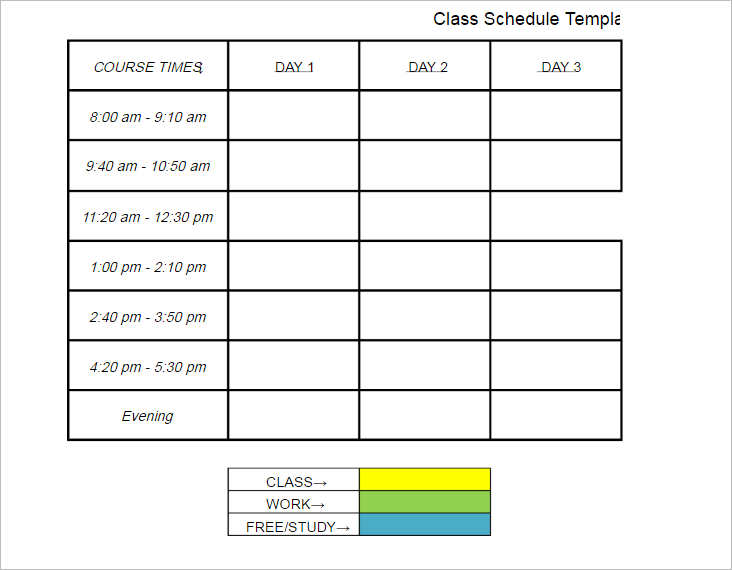 77+ Work Schedule Templates Free Word, Excel, PDF Formats