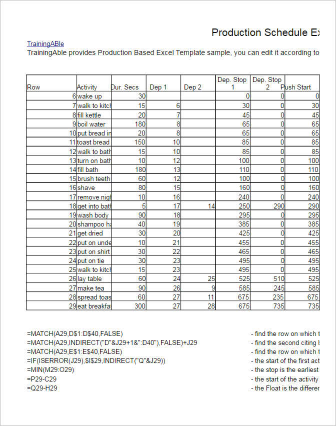 77+ Work Schedule Templates Free Word, Excel, PDF Formats