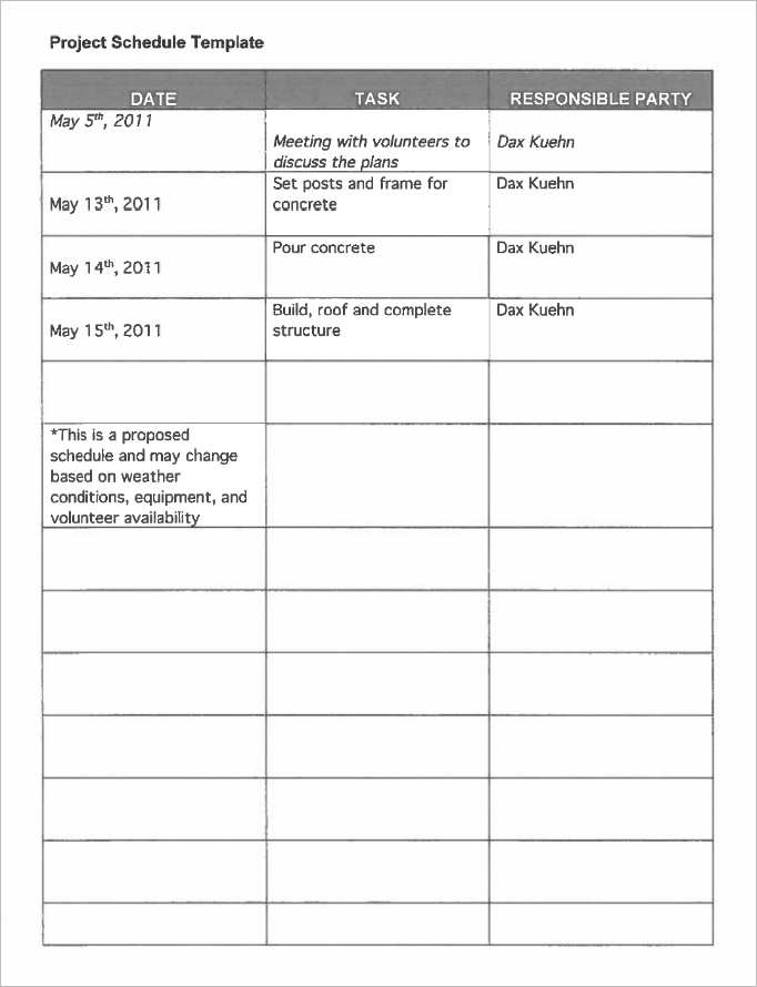 77+ Work Schedule Templates Free Word, Excel, PDF Formats