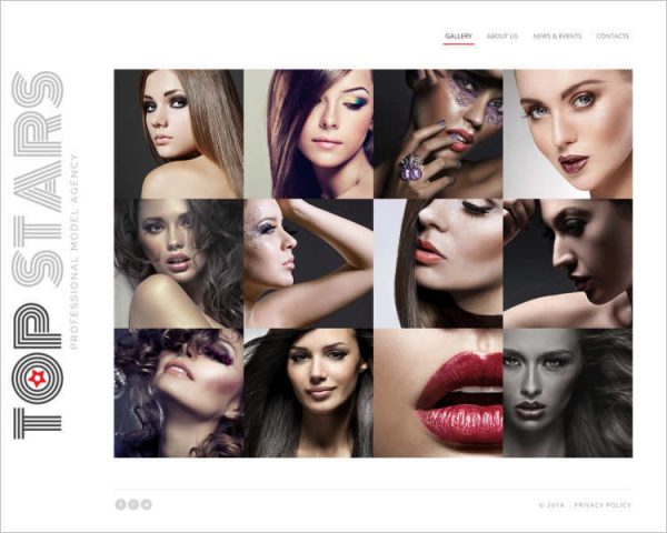 45+ Model Agency Website Templates Free Website Themes