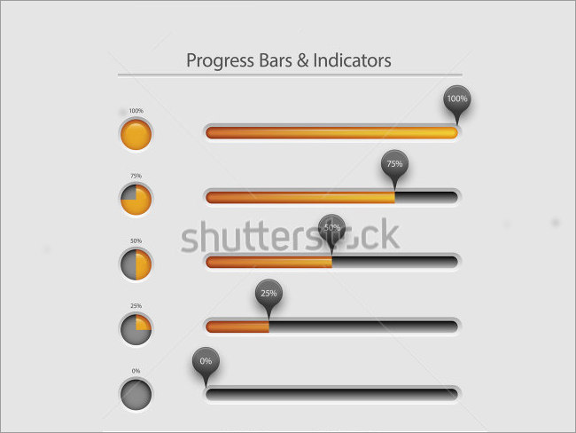 19+ Progress Bar Designs Free PSD Design Templates