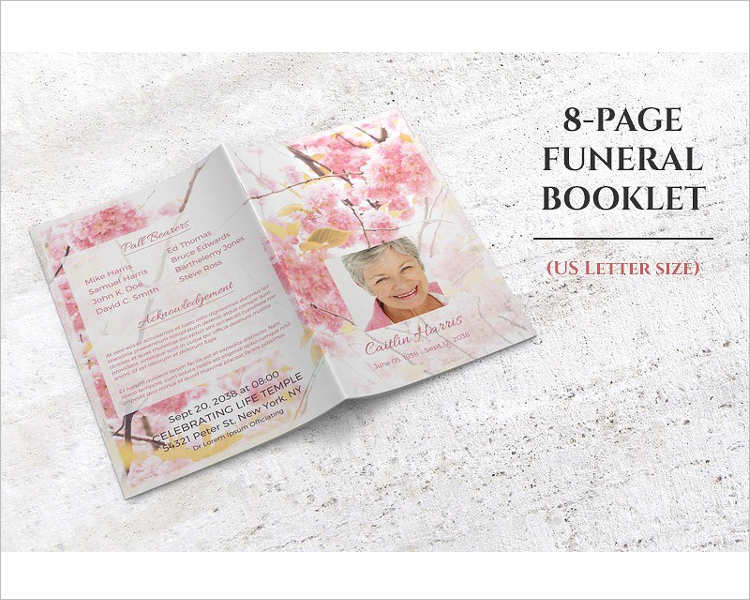 8+ Funeral Booklet Templates Free Word, PDF Docs Download