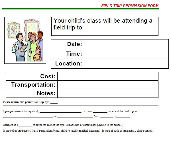 36+ Permission Slip Templates Free PDF, Doc Formats
