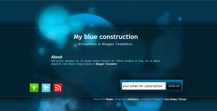 15+Blue Blogger Templates Free & Premium Themes