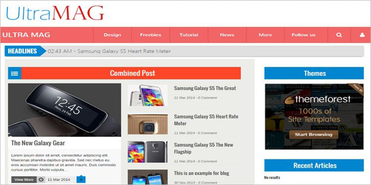 15+Blue Blogger Templates Free & Premium Themes