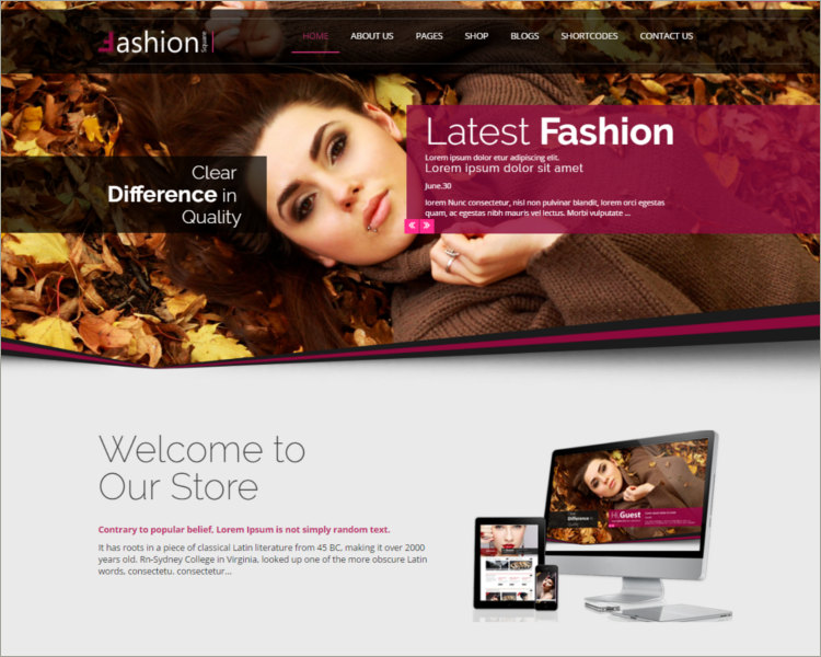 31+ Boutique Website Themes & Templates Free Download