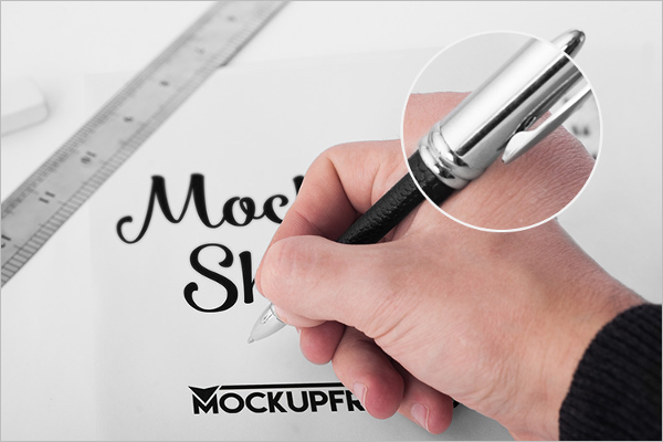 37+ Pen Mockups PSD Free Mockup Templates Download